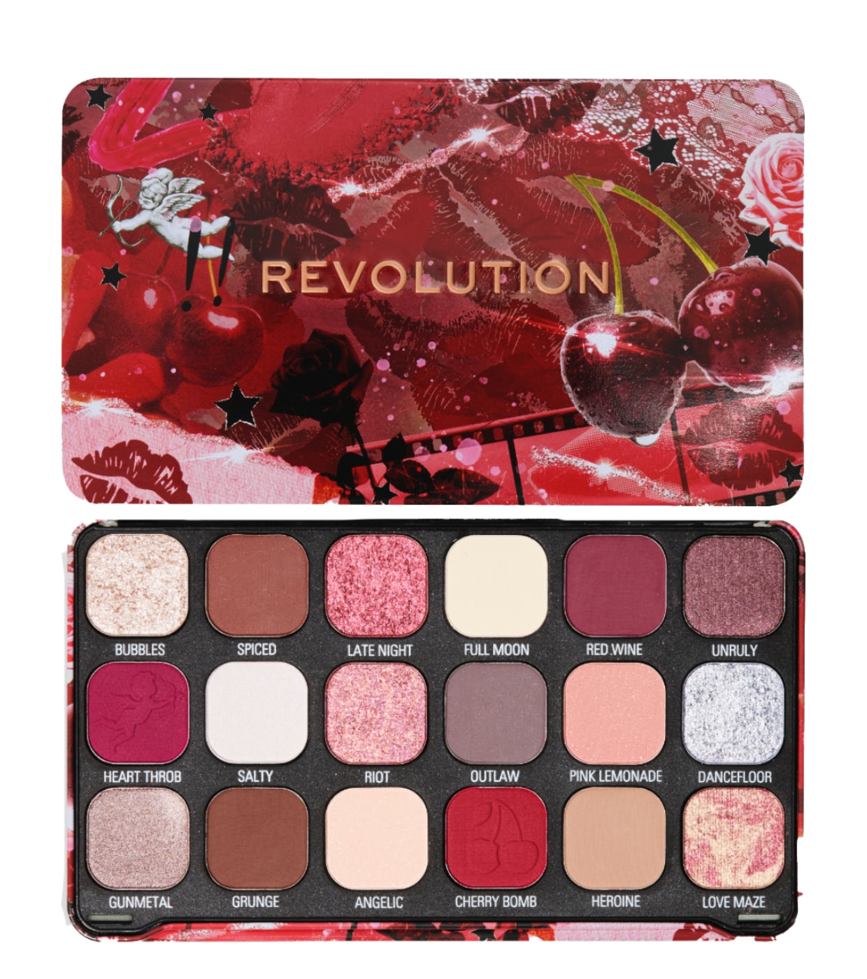 Revolution - Forever Flawless Palette di ombretti - Cherry Rebel Red ...