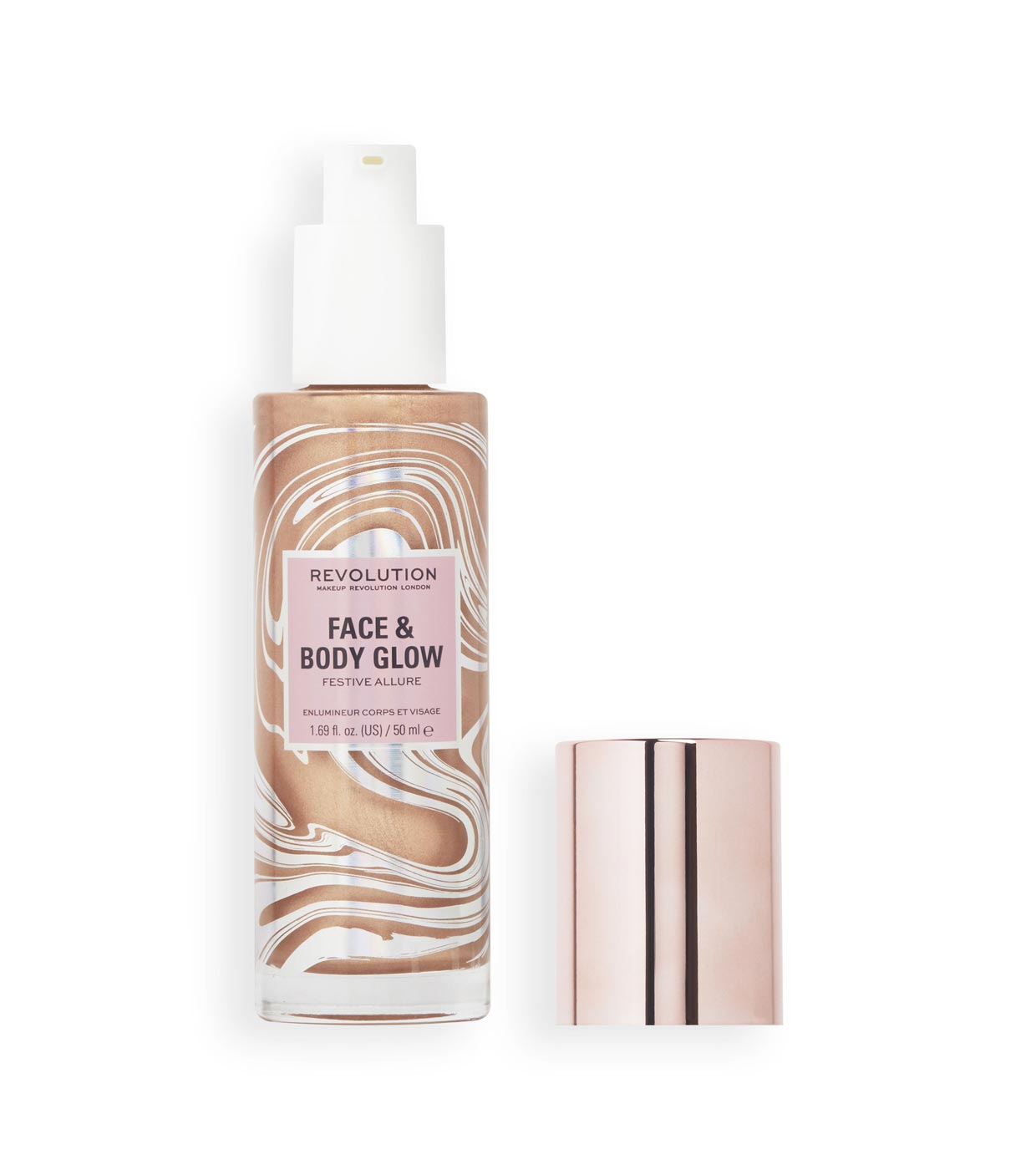 Revolution Festive Allure Illuminante Liquido Face And Body Glow